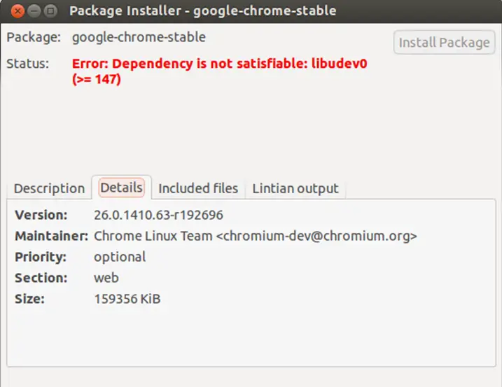 Error Dependency Is Not Satisfiable 8572
